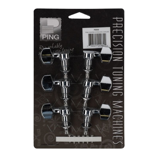 Hugo Helmer Music, Inc. - Ping P2650 3+3 Guitar Tuning Machine Head Set